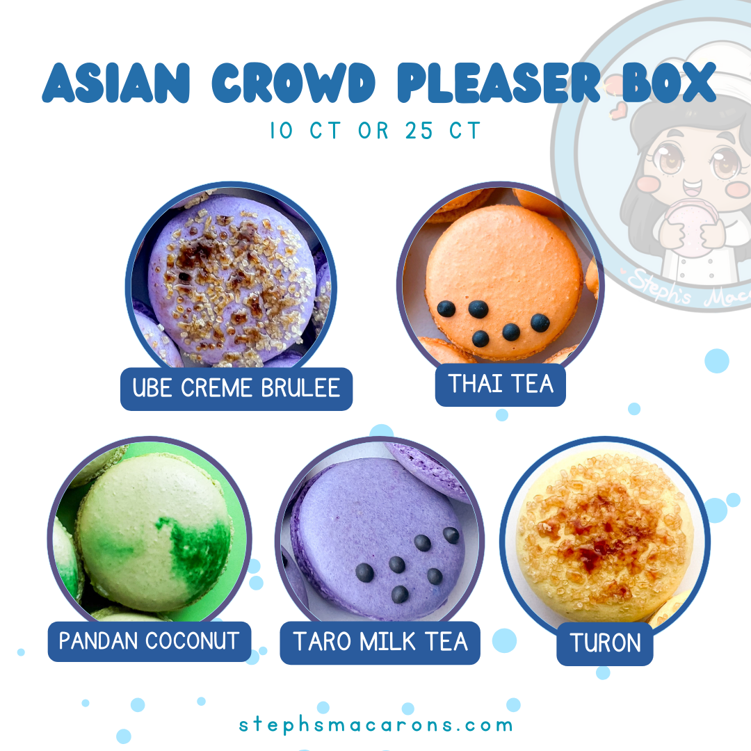 Asian Crowd Pleaser Box | Steph's Macarons
