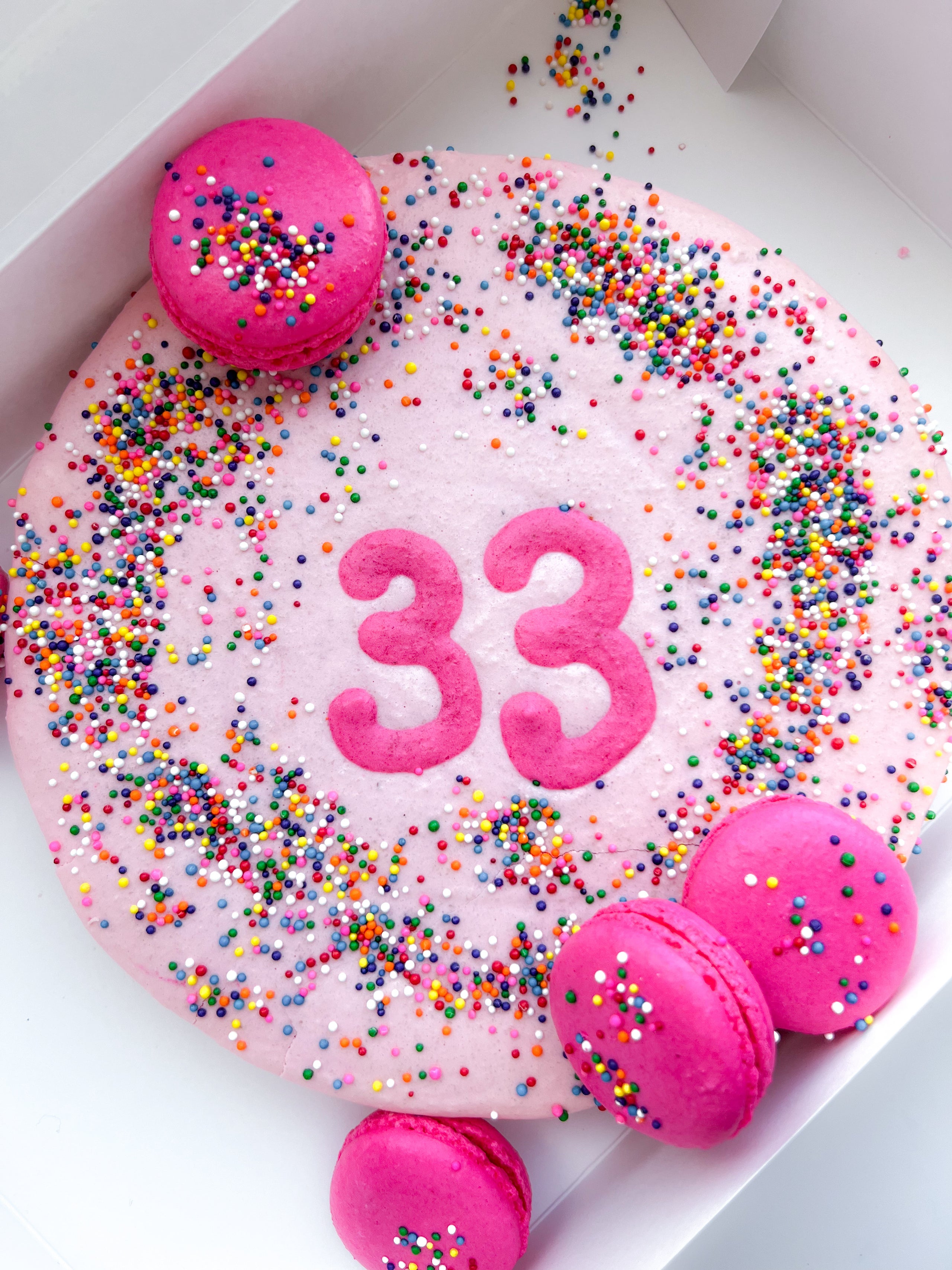 Birthday Mega Macaron | Steph's Macarons